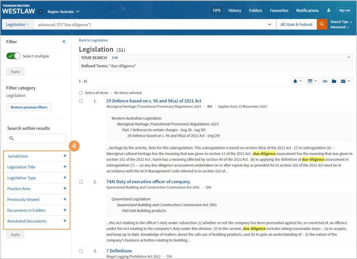 Westlaw Australia Tip - Finding Legislative Definitions | Thomson Reuters Westlaw Australia Tip - Finding Legislative Definitions | Thomson Reuters